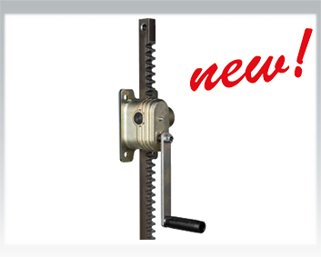 Wall-mounted rack and pinion jacks model ZWW-L ATEX - CMCO