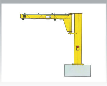 Floor-mounted jib crane PFSP - CMCO